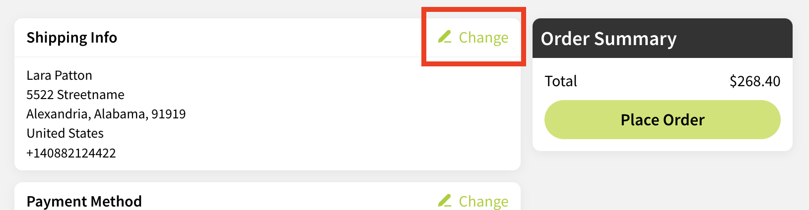 How to change a size in an order? – Kiwidrop